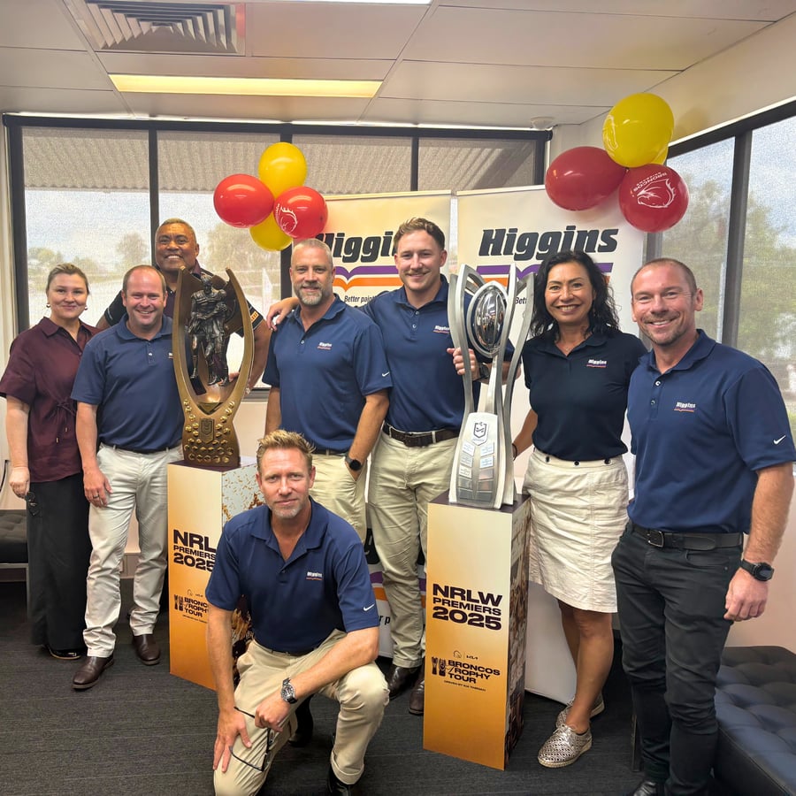 A Champion Visit at Higgins Coatings Brisbane!