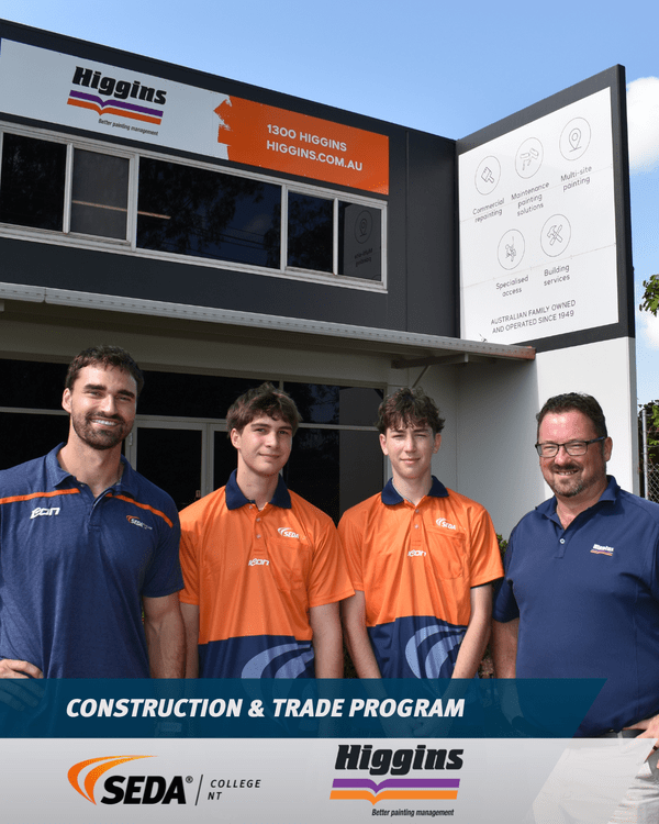 Higgins Coatings x SEDA College Partnership!